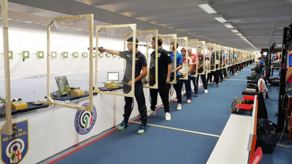 A MILANO GLI ITALIANI DELLA “MEGLIO GIOVENTÙ” DEL TIRO A SEGNO