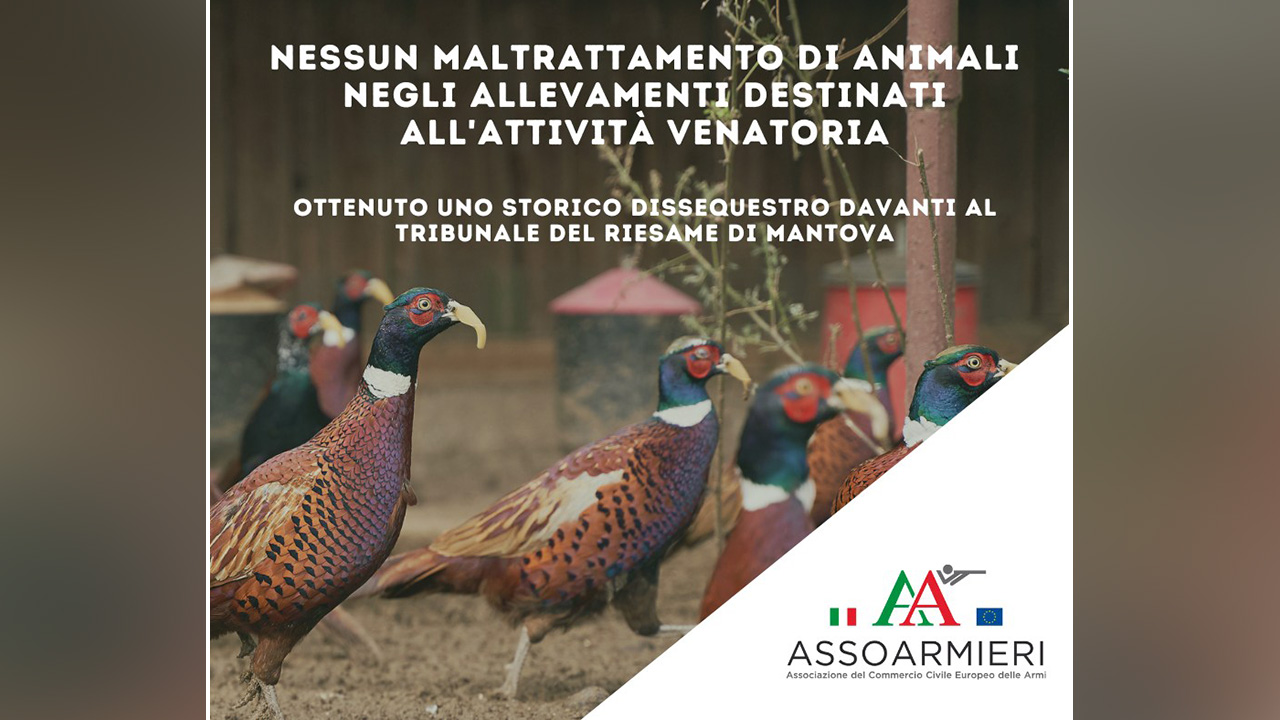 NESSUN MALTRATTAMENTO DI ANIMALI IN UN ALLEVAMENTO A SCOPO VENATORIO ...